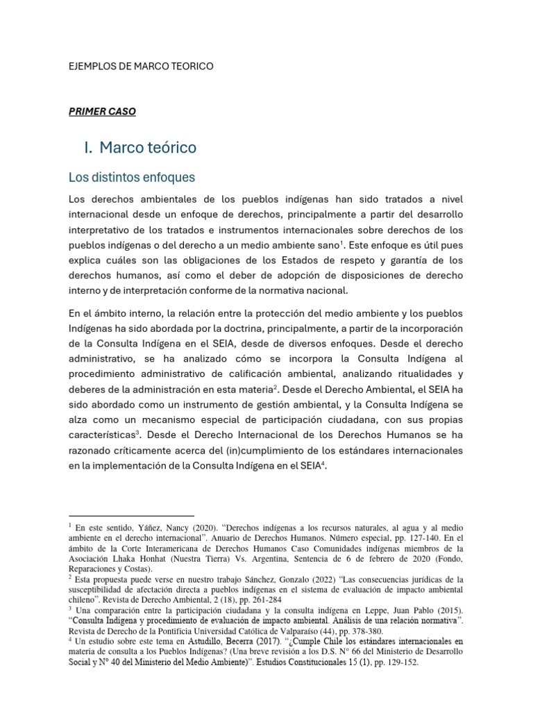 Ejemplos de Marco Teorico | PDF | Exterioridad