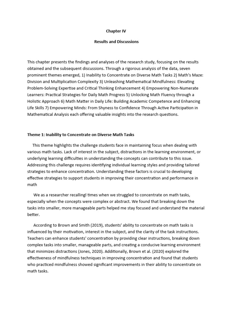 Chapter IV-WPS Office | PDF | Learning | Mathematics