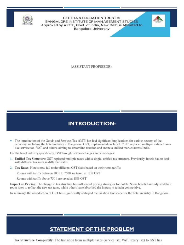 GST Project | PDF | Taxes | Value Added Tax