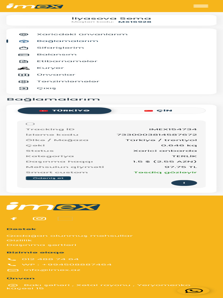 IMEX Cargo | PDF