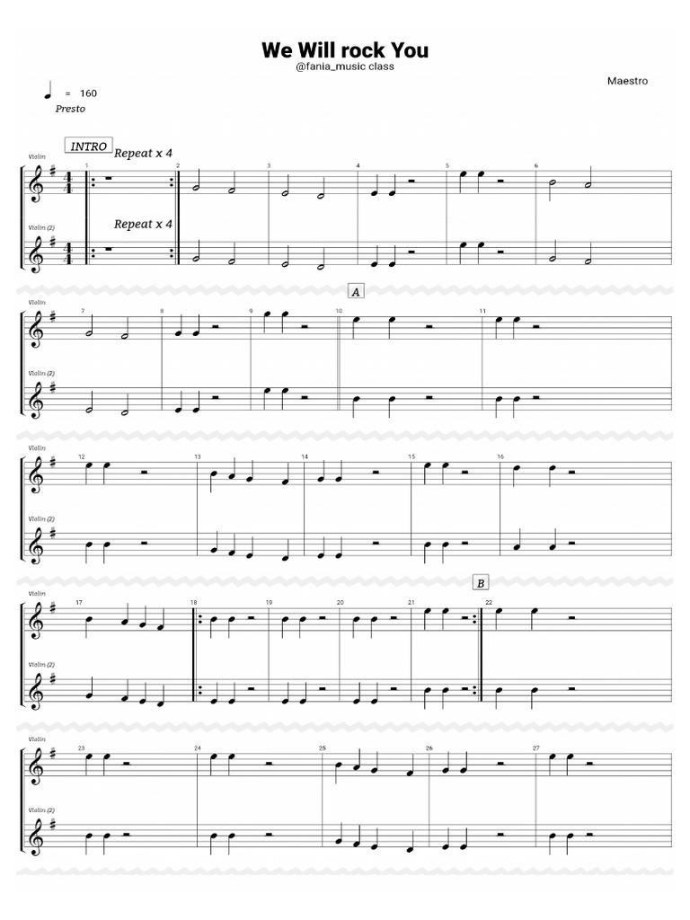 We Will Rock You | PDF