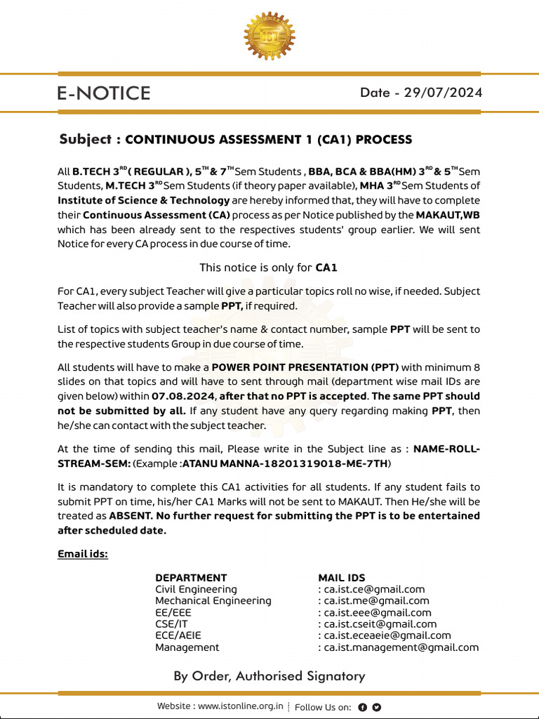 Notice 2 | PDF | Engineering