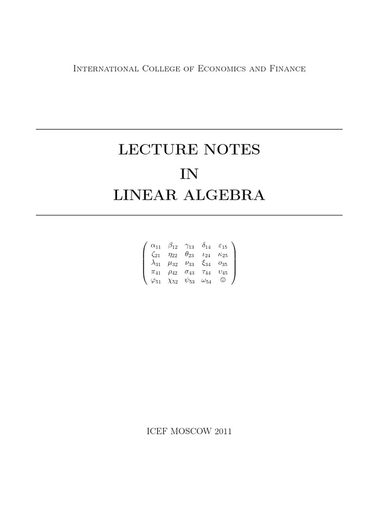 Linalg Final 4web | PDF | Matrix (Mathematics) | System Of Linear Equations
