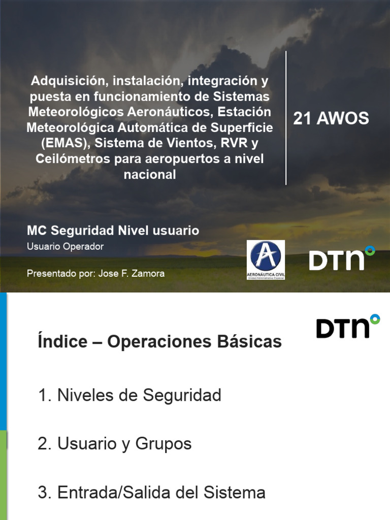 Seguridad de Usuario en AWOS MetConsole | PDF | Contraseña | Usuario ...