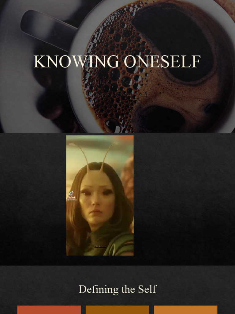 Sy 2023 2024 Module 2 Knowing Oneself | PDF | Self | Psychological Concepts