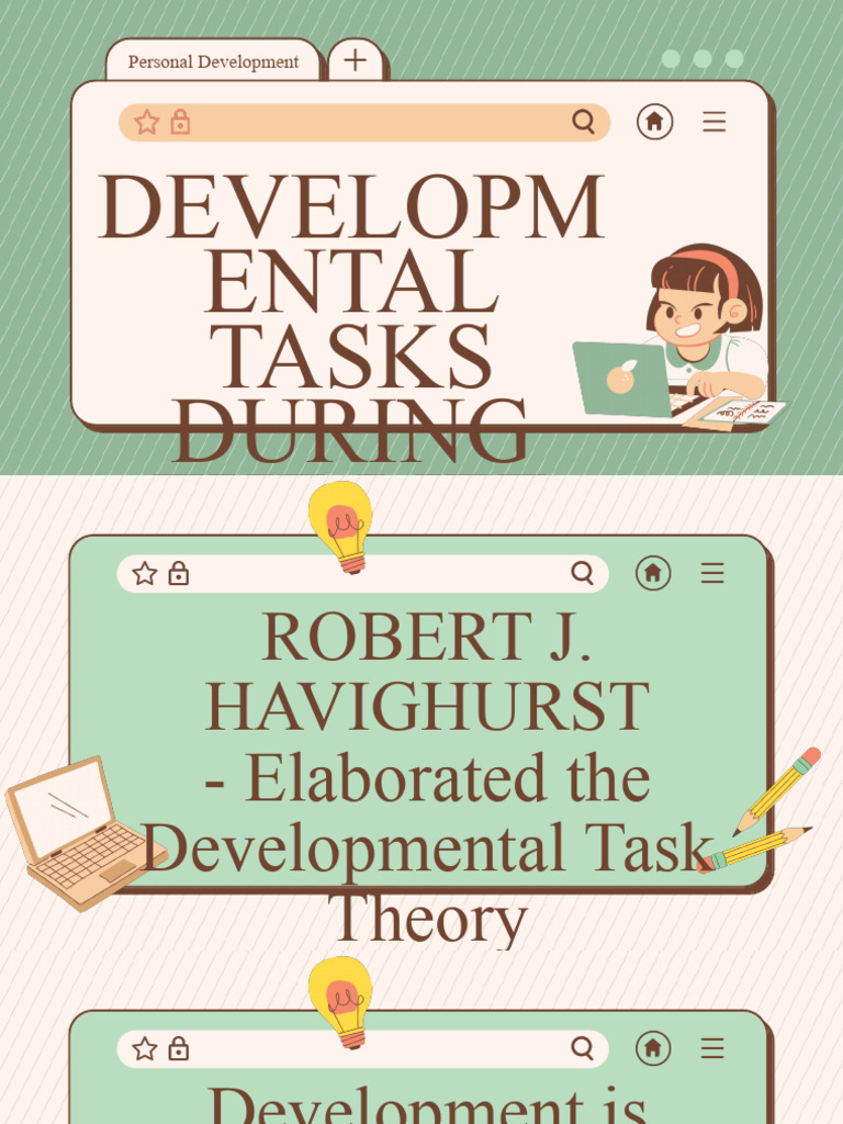 Lesson 5 Developmental Task Summary Table | PDF | Adolescence | Adults