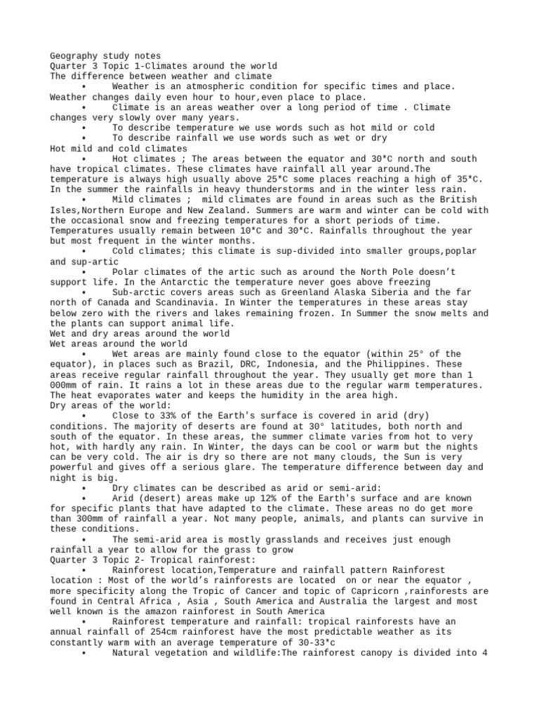 Script W | PDF | Rainforest | Deforestation