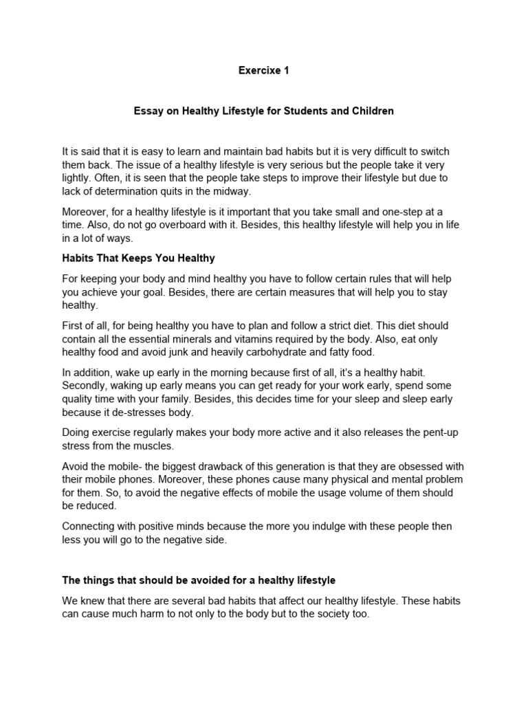 Exercixe 1 Pdf Health Promotion Determinants Of Health