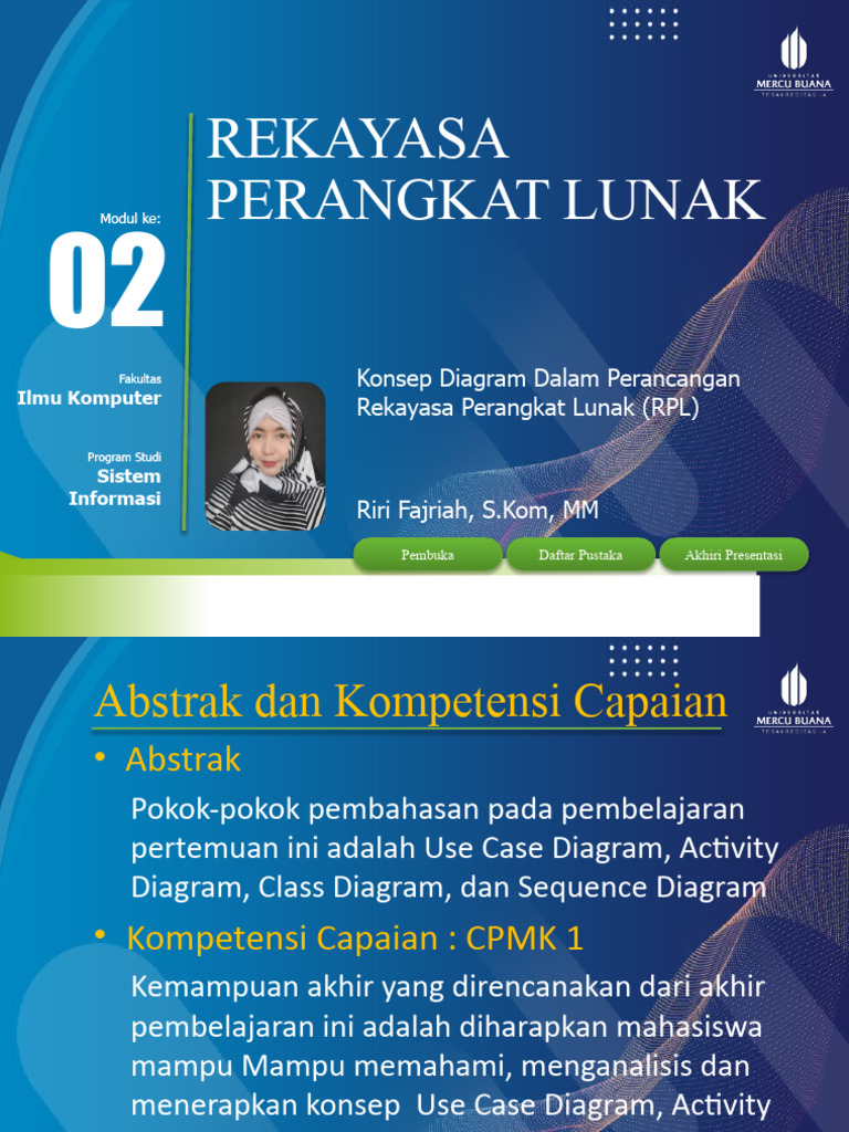 Modul Power Point Pert 2 Rekayasa Perangkat Lunak Riri Fajriah | PDF