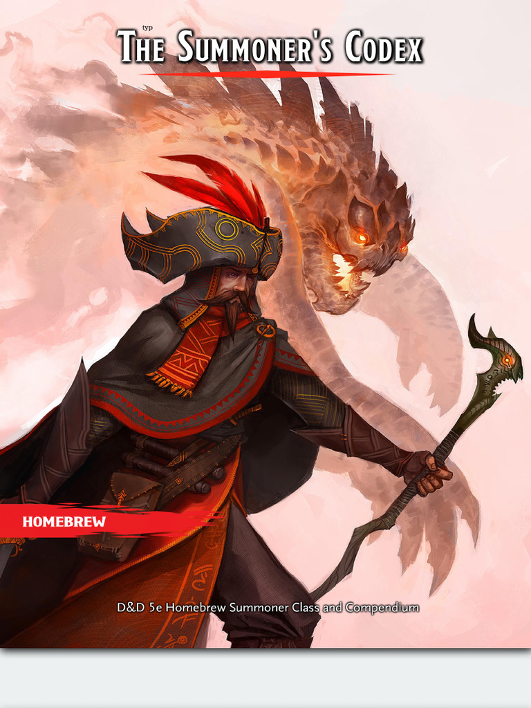 The Summoner's Codex _ GM Binder | PDF | D20 System