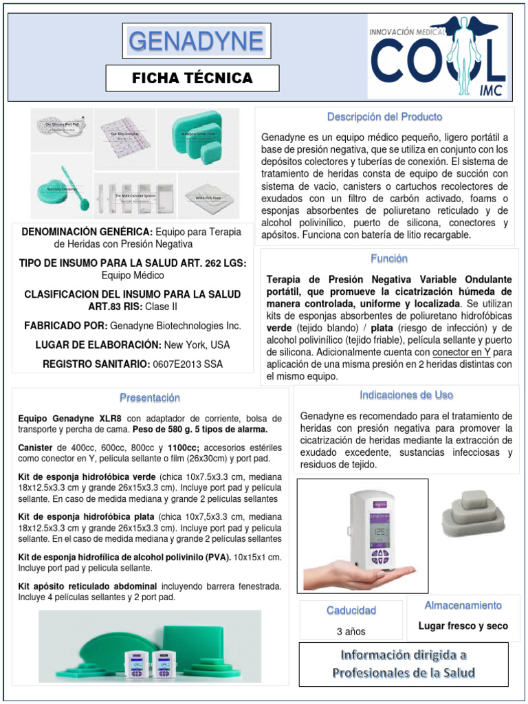 Ficha Técnica Genadyne 2022 Licit | PDF