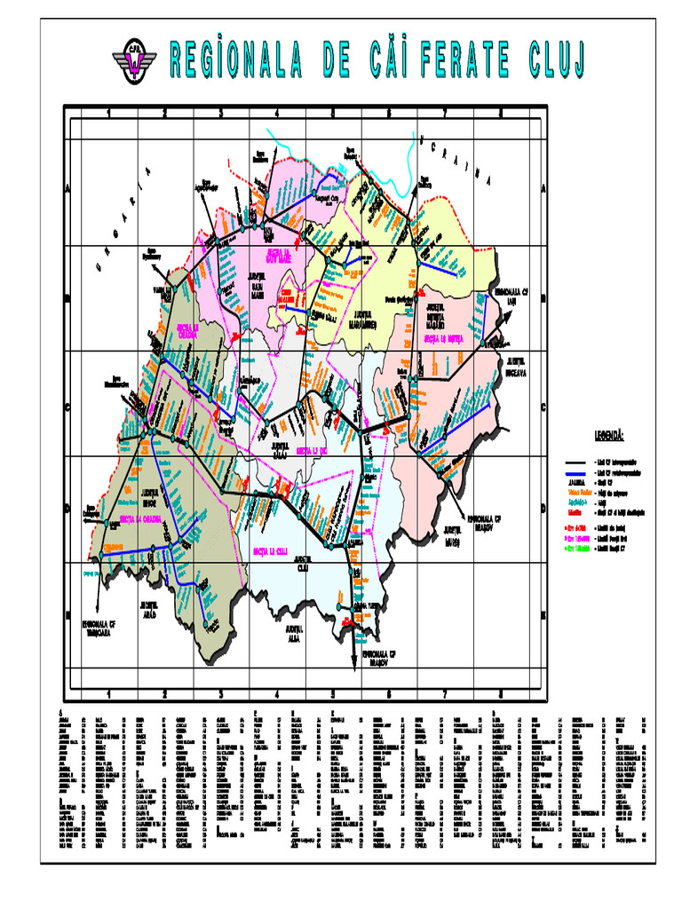 Harta Regionala Cluj | PDF