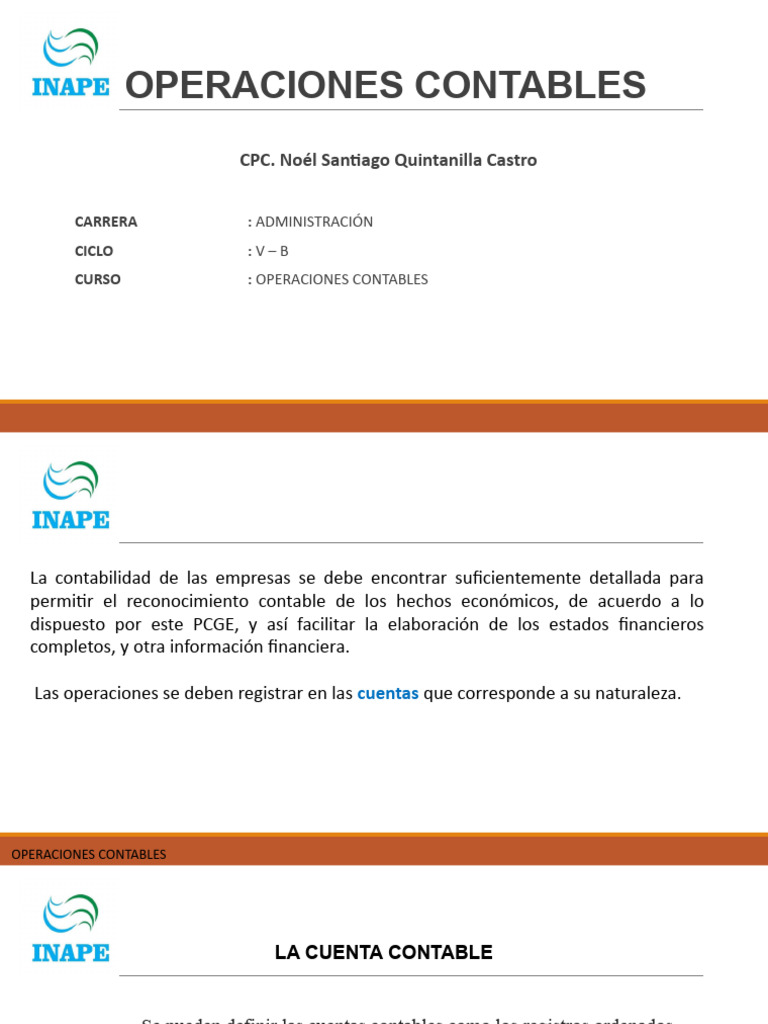 Operaciones Contables 2 | PDF | Estado de resultados | Contabilidad