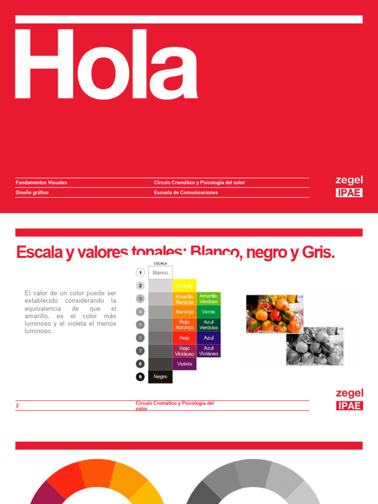 Fundamentos Visuales 14 | PDF | Color | Sicología