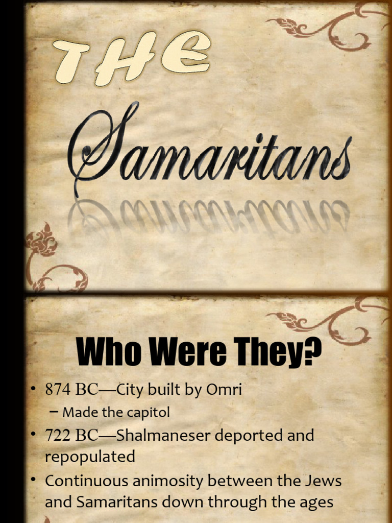 Samaritans | PDF | Samaritans | Theology