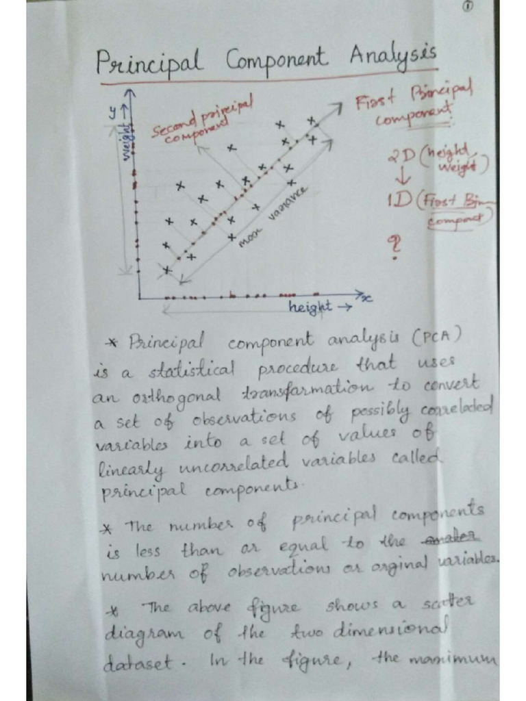 Principal Component Analysis | PDF