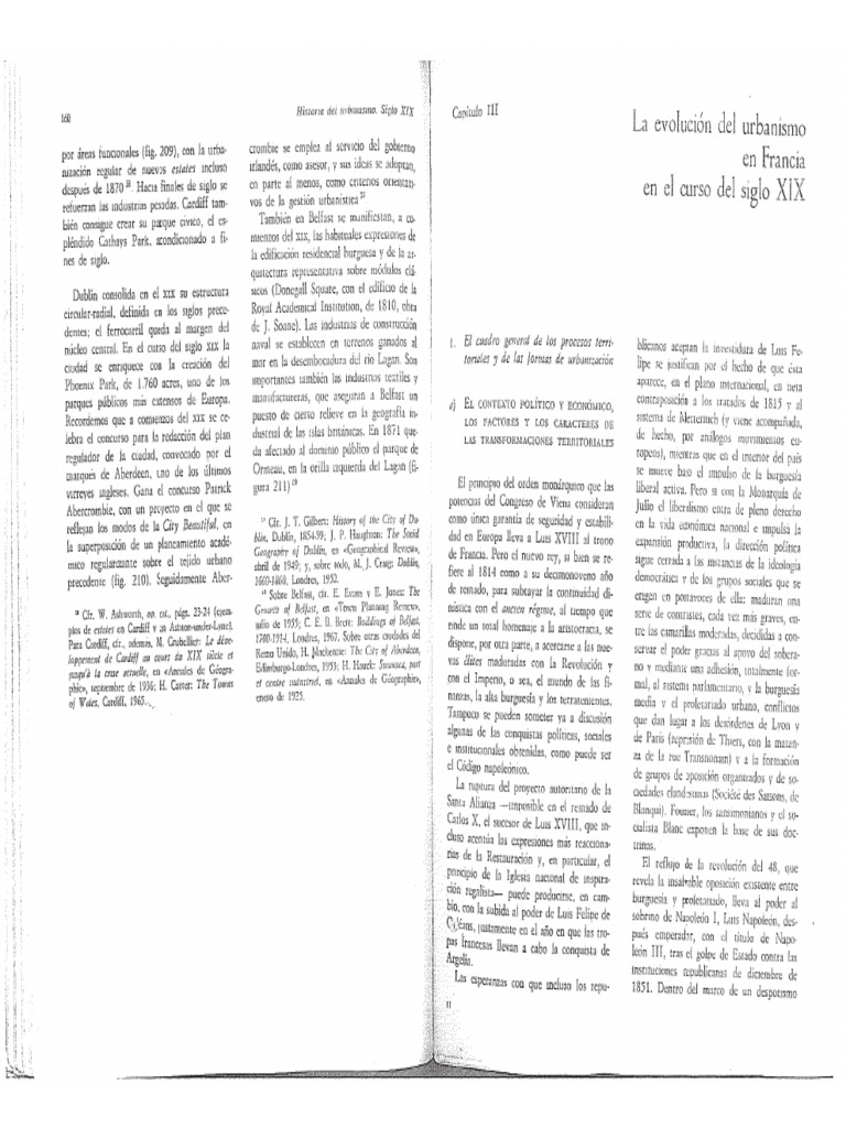 Sica sXIX, Capítulo 3, Haussmann | PDF