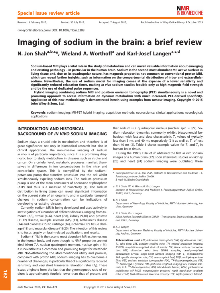 Imaging of sodium in the brain a brief review_Shah_NJ_NMR in ...