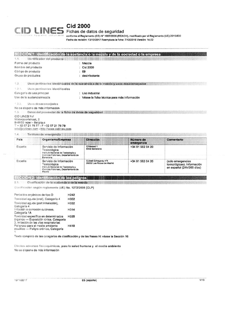 Ficha Del Cid 2000 | PDF
