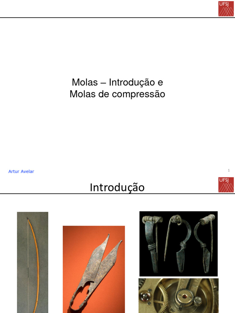 6 - Molas - Introduo Molas de Compresso | PDF | Estresse (Mecânica ...