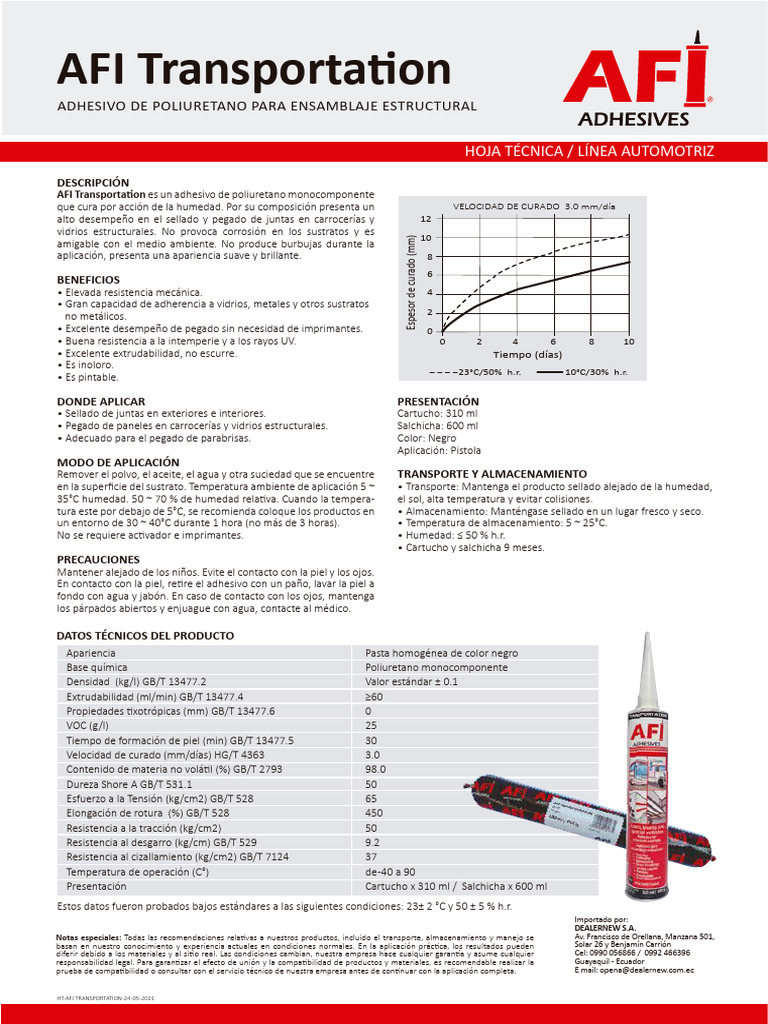 HT Afi Transportation-24-05-2021 | PDF | Materiales