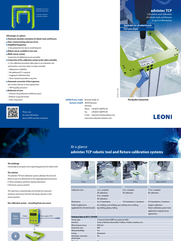 TCP Calculation From Leoni | PDF | Welding | Construction