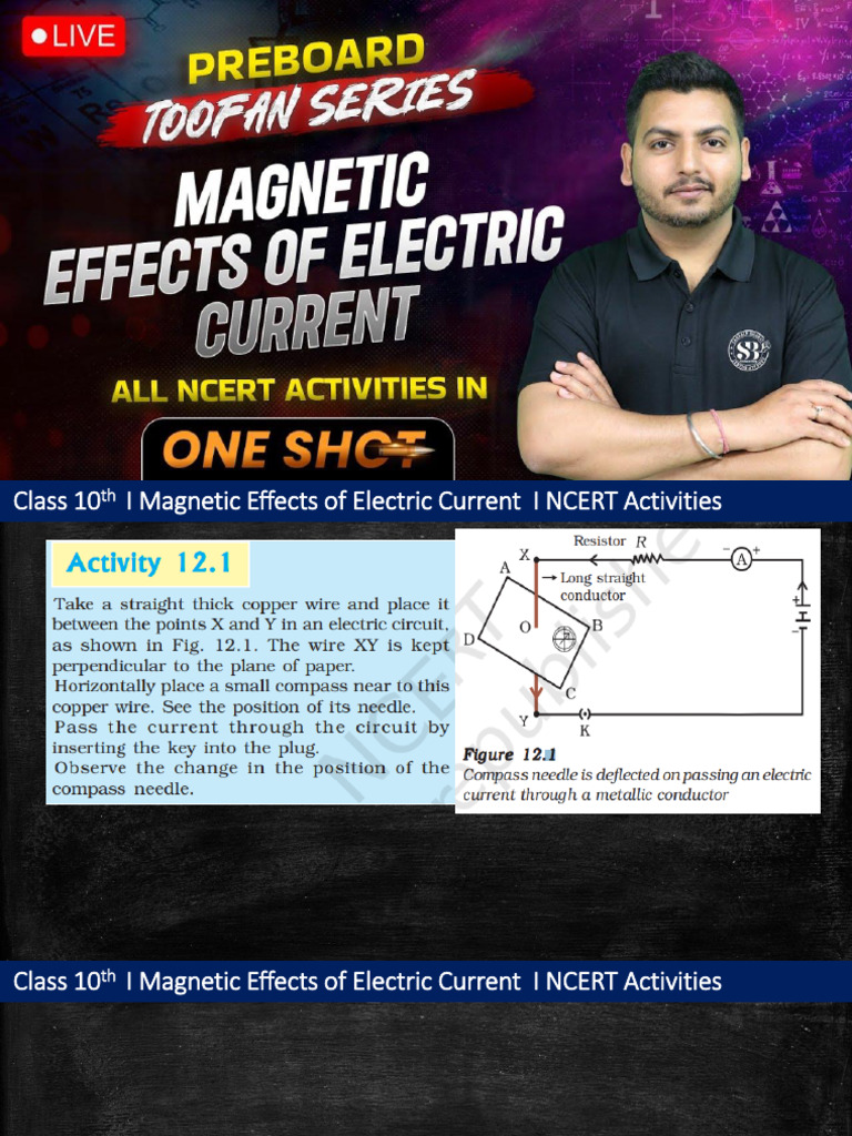 NCERT Activities - Magnetic Effetcs of Electric Current | PDF ...