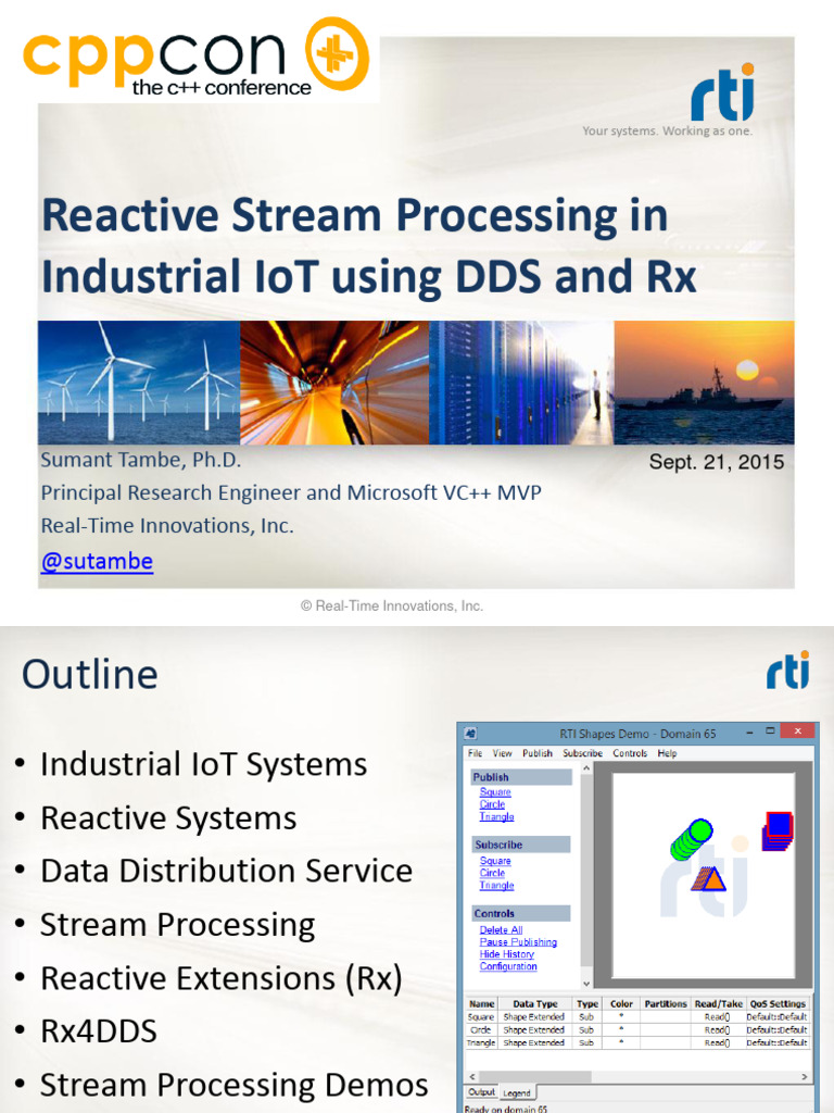 Reactive Stream Processing Rx4DDS - Sumant Tambe - CppCon 2015 | PDF | Information Technology ...