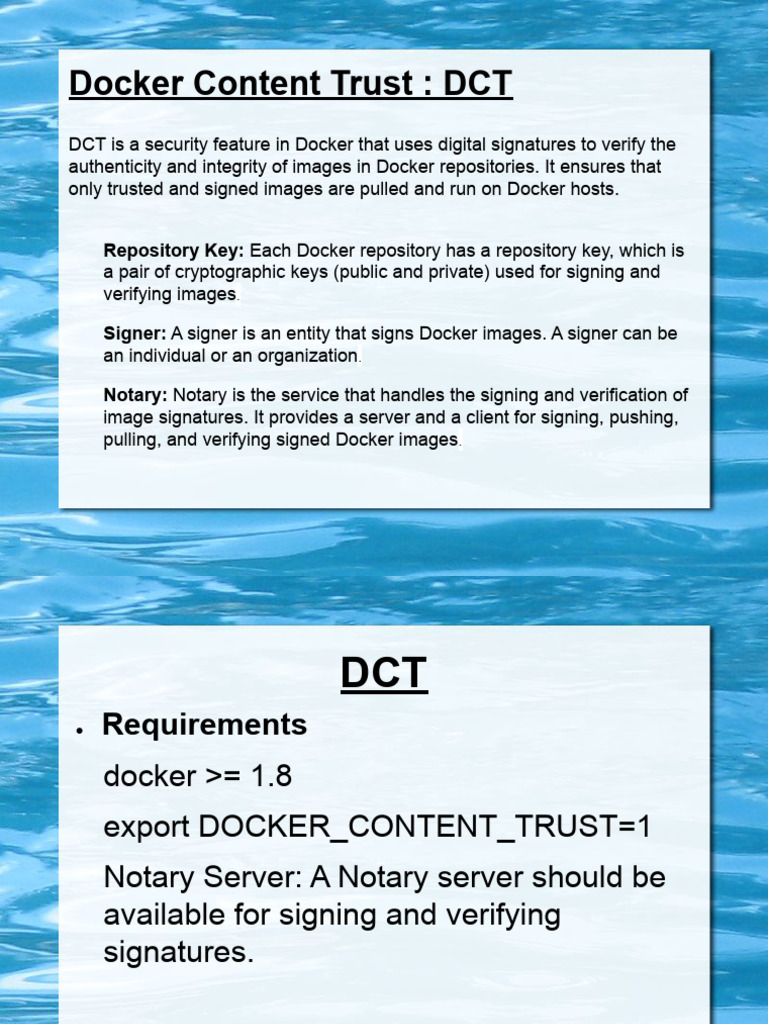 Docker Content Trust Guide | PDF | Technology & Engineering