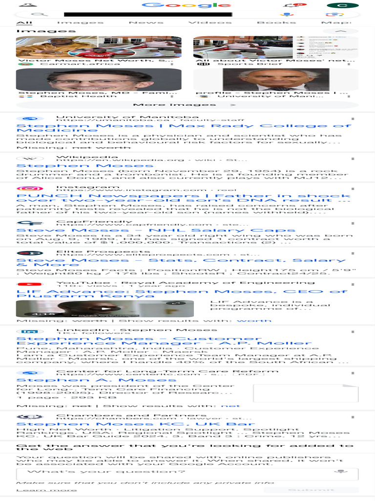 Find Stephen Moses' Net Worth | PDF