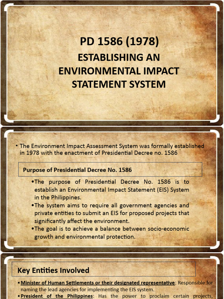 PD 1586 Proc 2146 | PDF | Environmental Impact Assessment ...