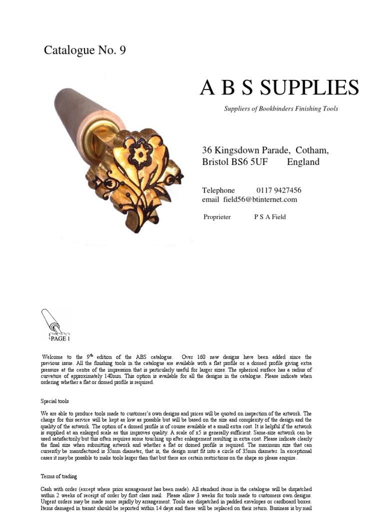 ABS 2008 Catalog | PDF | Manufactured Goods