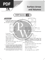 Class 10 Surface Areas and Volumes | PDF