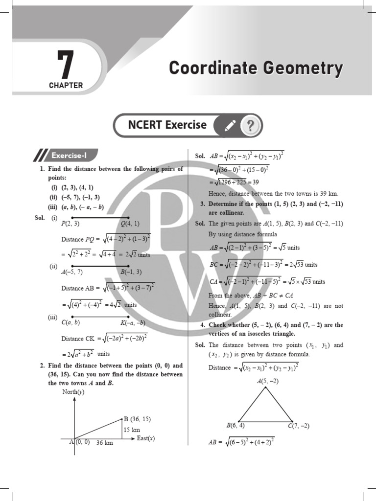 Coordinate Geometry | PDF | Elementary Geometry | Euclidean Geometry