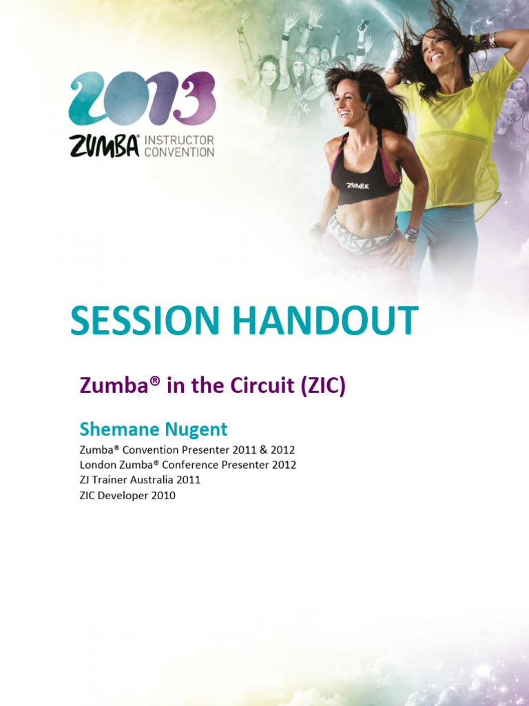 Zumba in The Circuit - Shemane Nugent | PDF | Aerobic Exercise | Physical Fitness