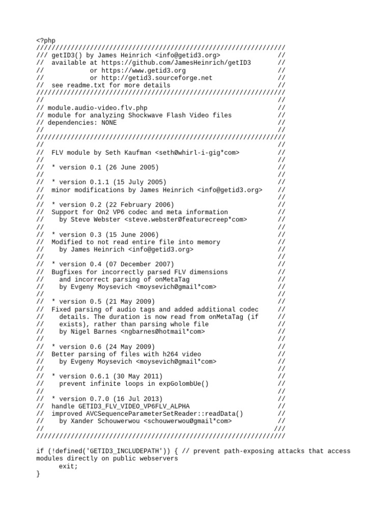 Module - Audio Video - FLV | PDF | Boolean Data Type | Computer Data