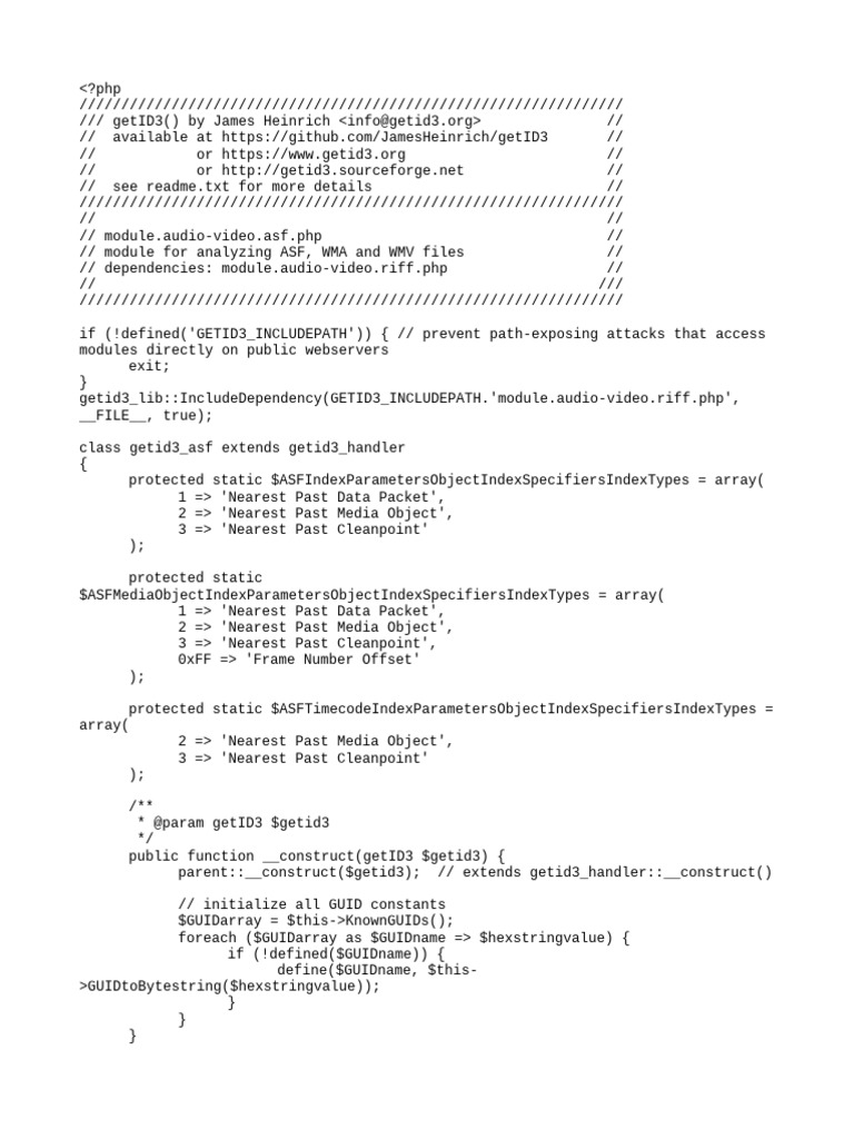 Module Audio-Video Asf | PDF | Bit | Computing