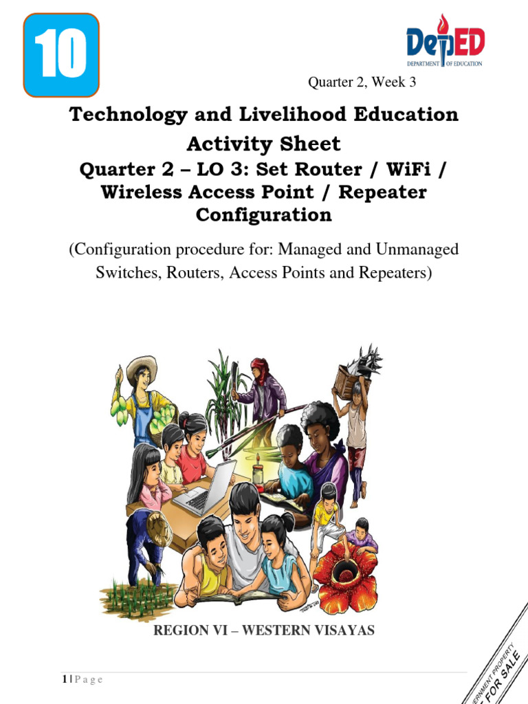 CSS Grade 10 Quarter 2 LAS 3 | PDF | Computer Network | Network Switch