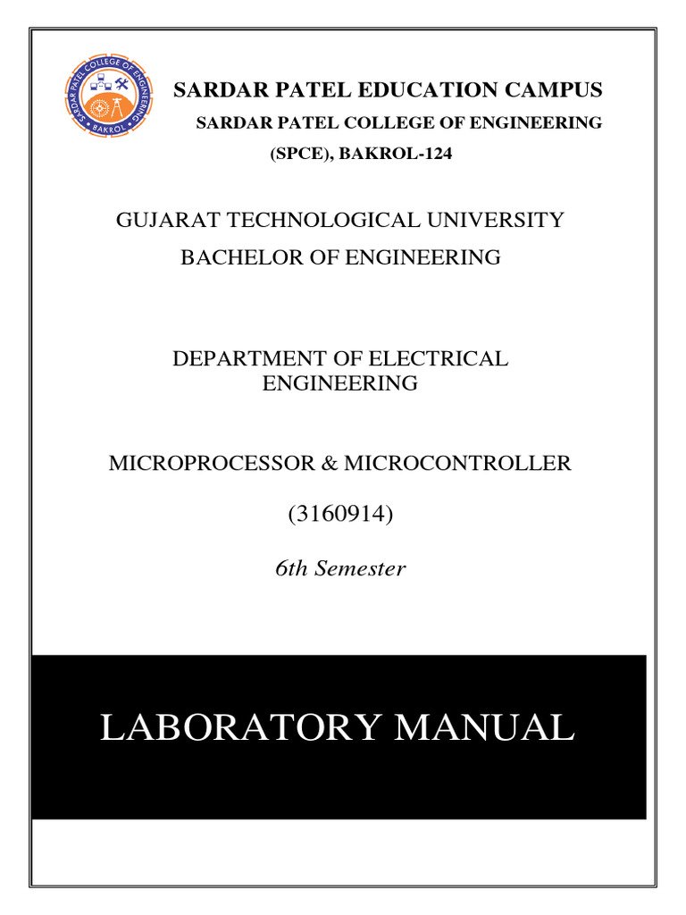 M&M Lab Manual Student | PDF | Computer Architecture | Computer Programming
