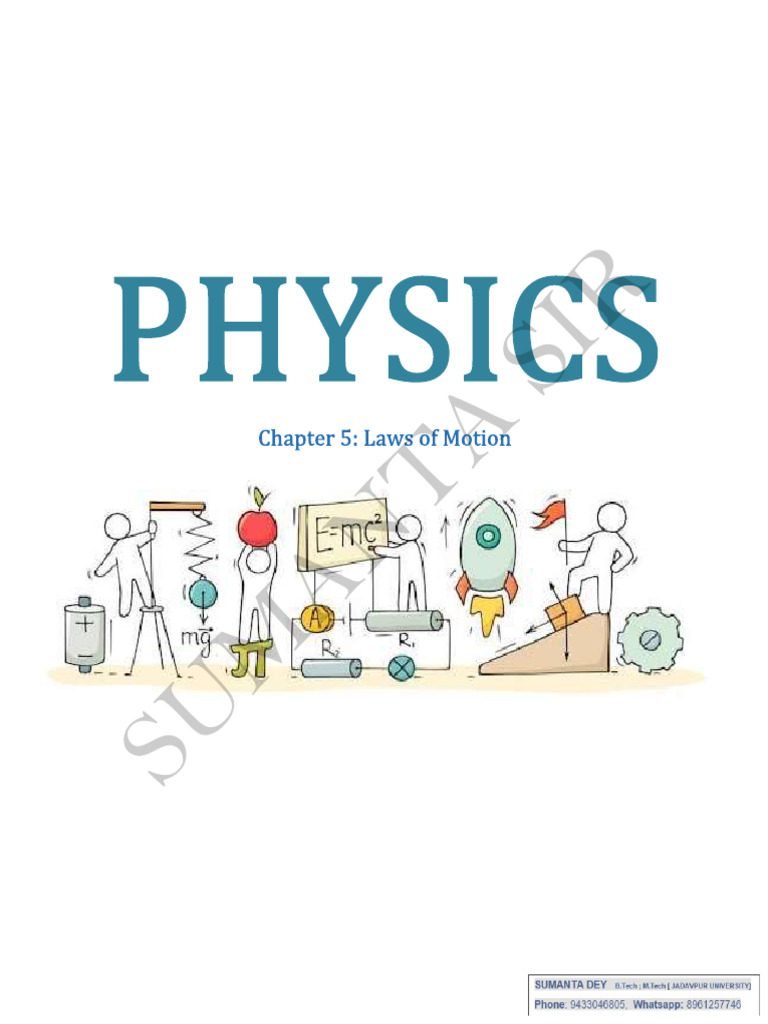 Laws of Motion: Key Concepts & Formulas | PDF | Force | Newton's Laws ...