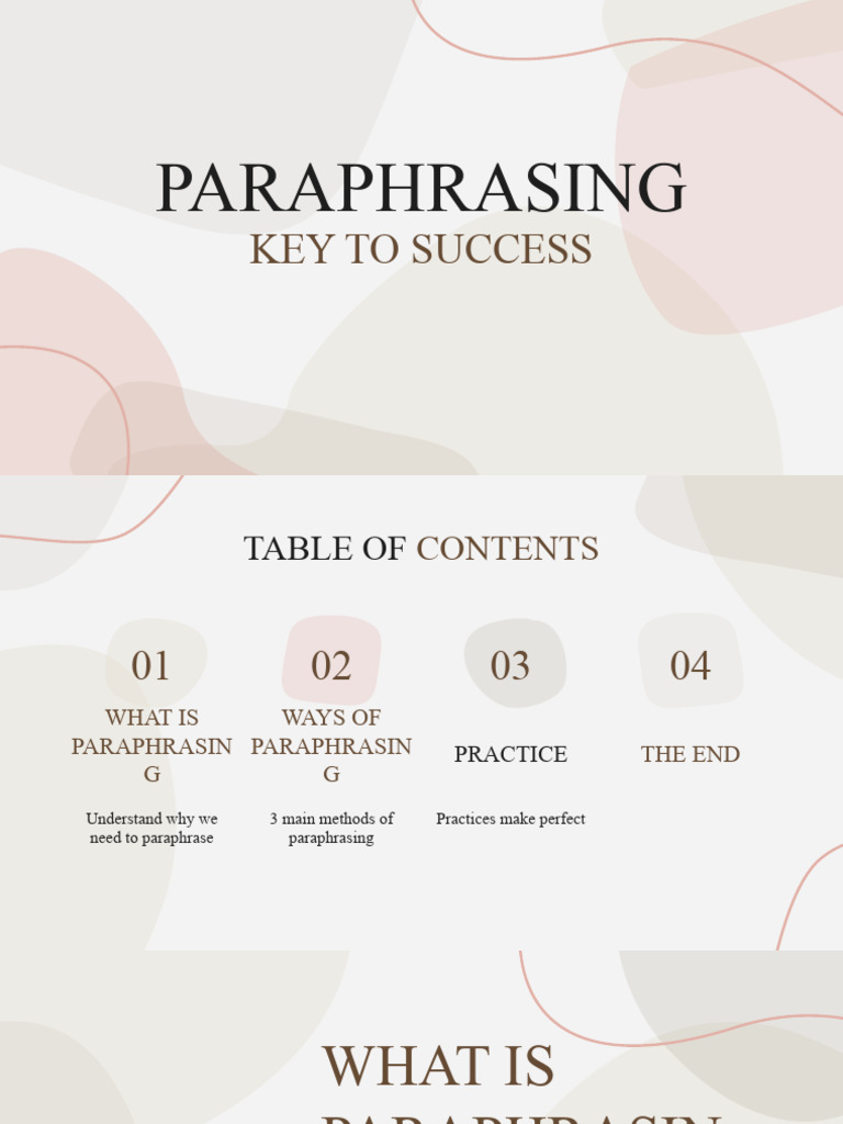 Paraphrase | PDF