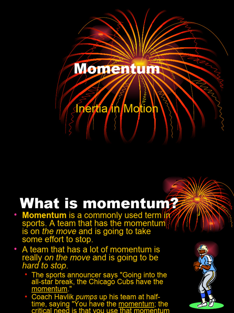 Understanding Momentum in Physics and Sports | PDF | Career & Growth ...