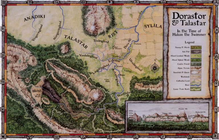 RuneQuest 3 - Dorastor - Map | PDF