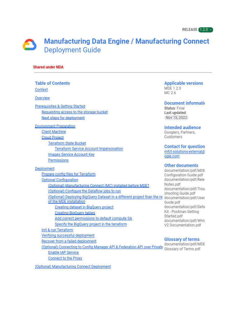 MDE - Deployment Guide | PDF | Computing | Computer Science