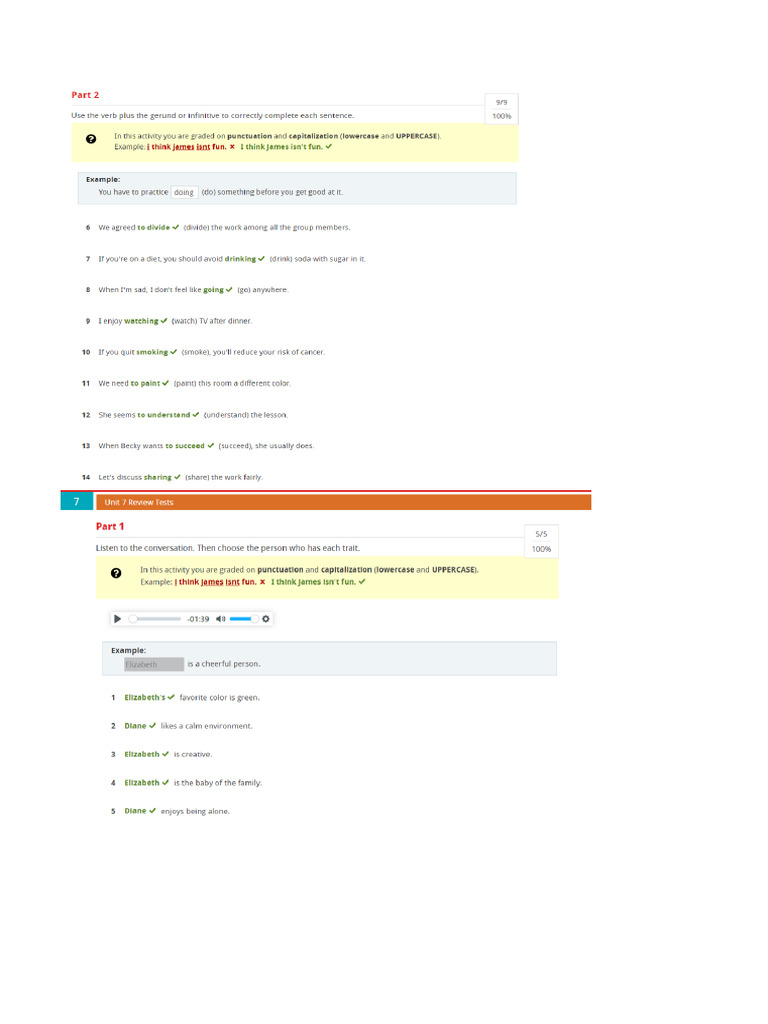 Test de Inglés | PDF