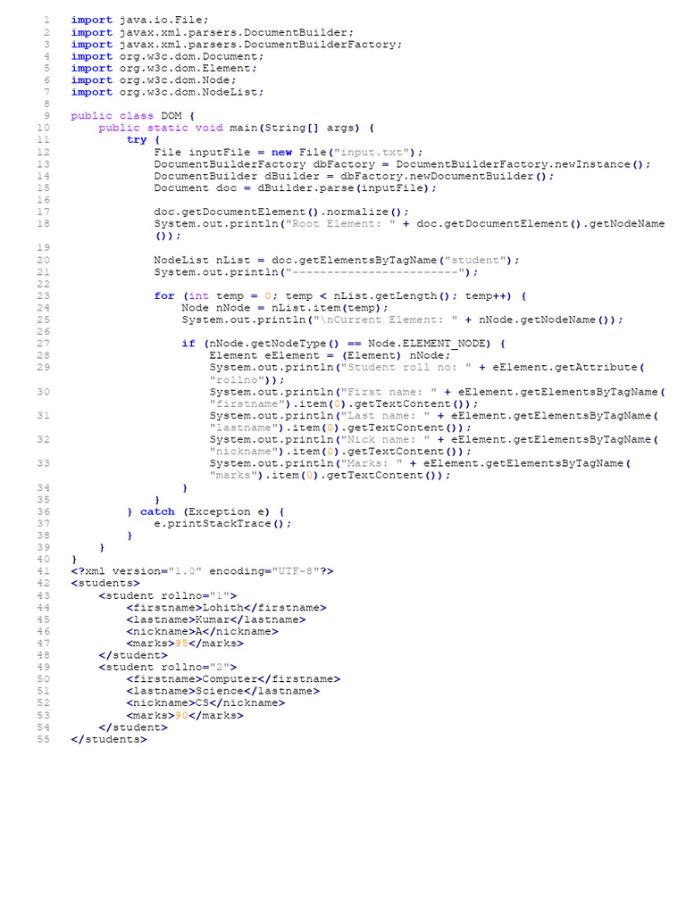 Public Class Public Static Void | PDF | Document Object Model | Computer Programming