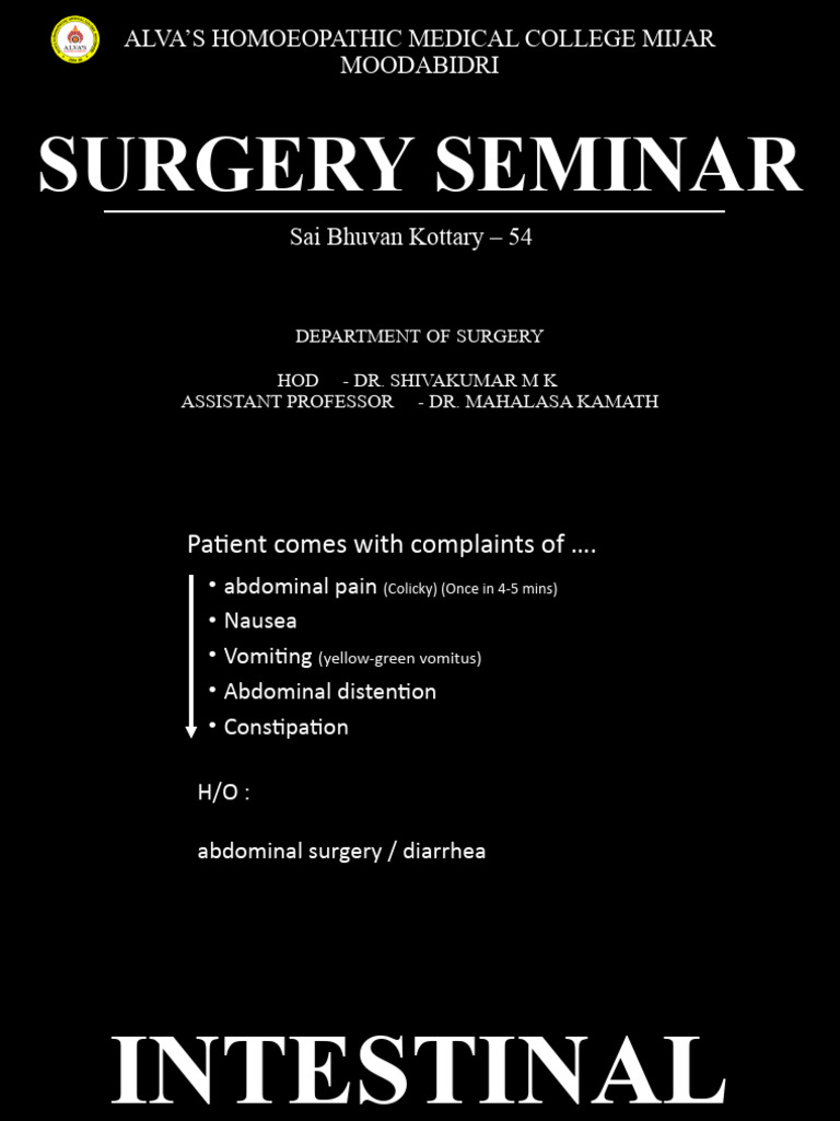 Understanding Intestinal Obstruction Causes | PDF | Constipation ...