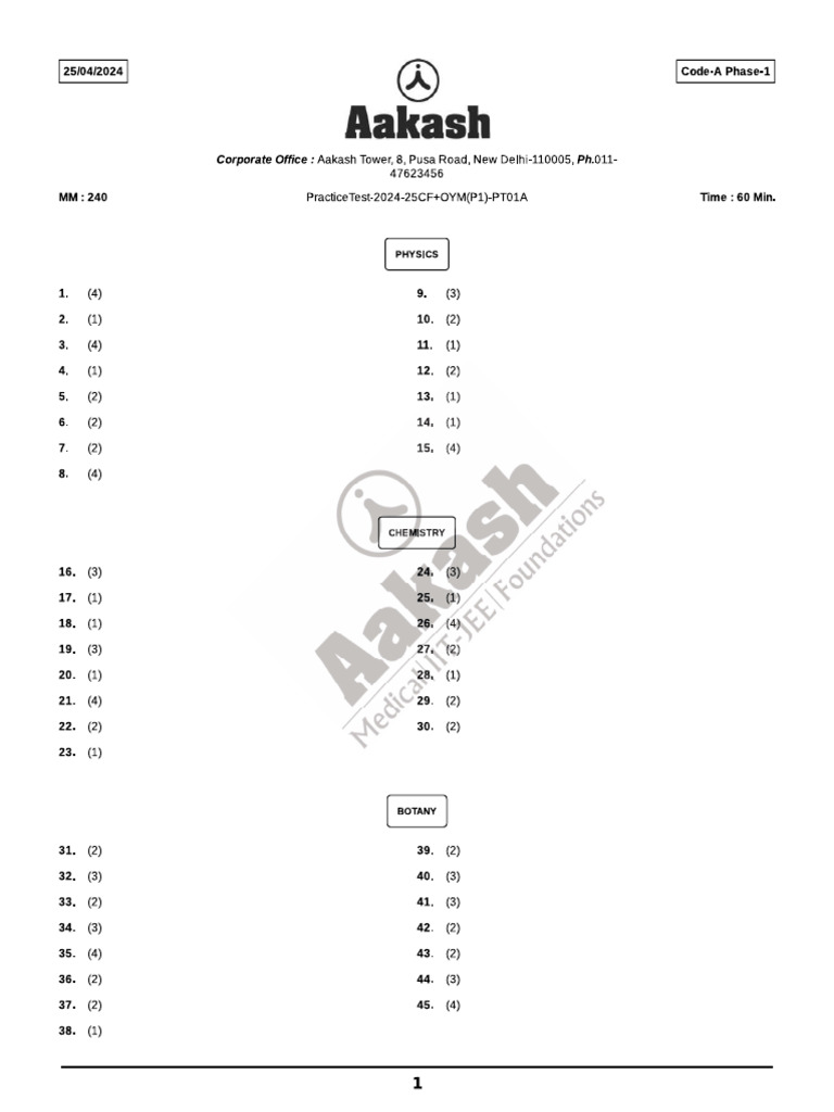 PT-01 - A - Sol (Oym-2025) | PDF