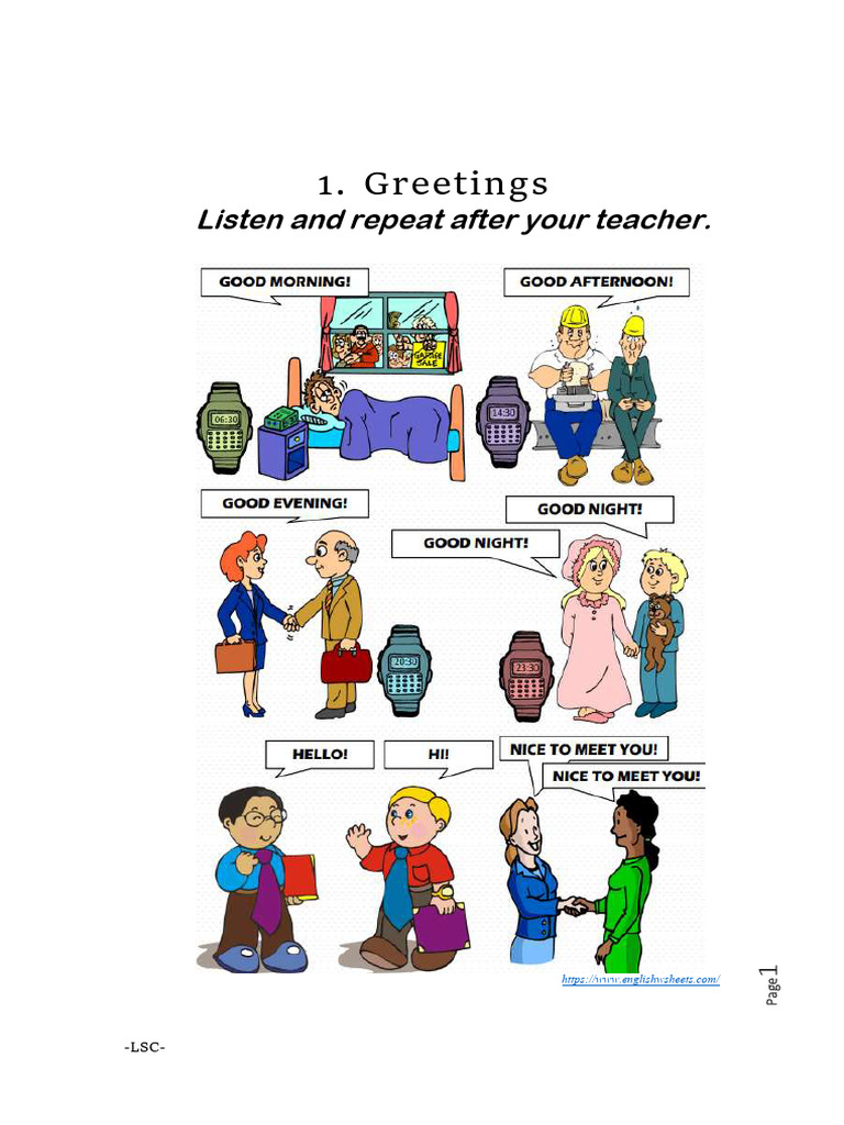 English Basics: Greetings, Numbers, and More | PDF | Plural | Shape