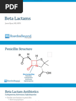 NM Beta Lactam Cross Reaction Table | PDF | Penicillin | Antibiotics